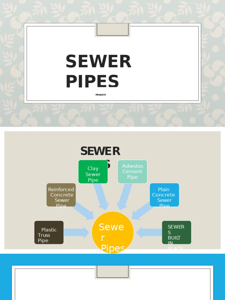 Types of Sewer Pipe Materials | PDF | Sanitary Sewer | Pipe (Fluid ...
