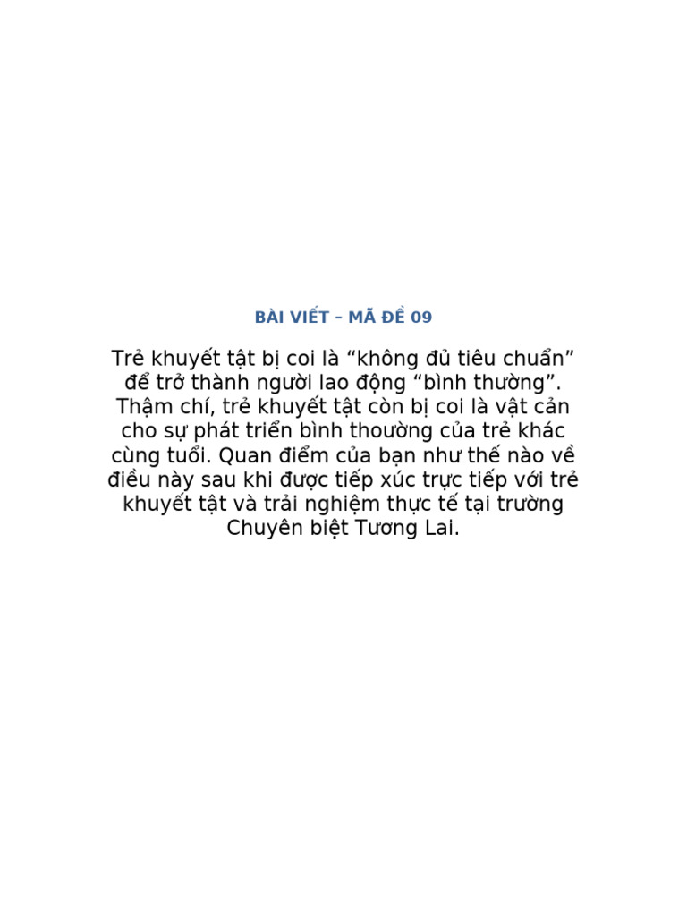 Copy-Bai Luan Tre Khuyet Tat | PDF