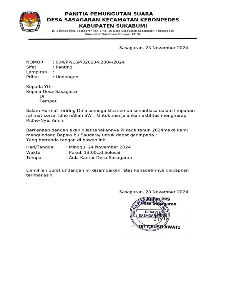 Undangan PPS | PDF