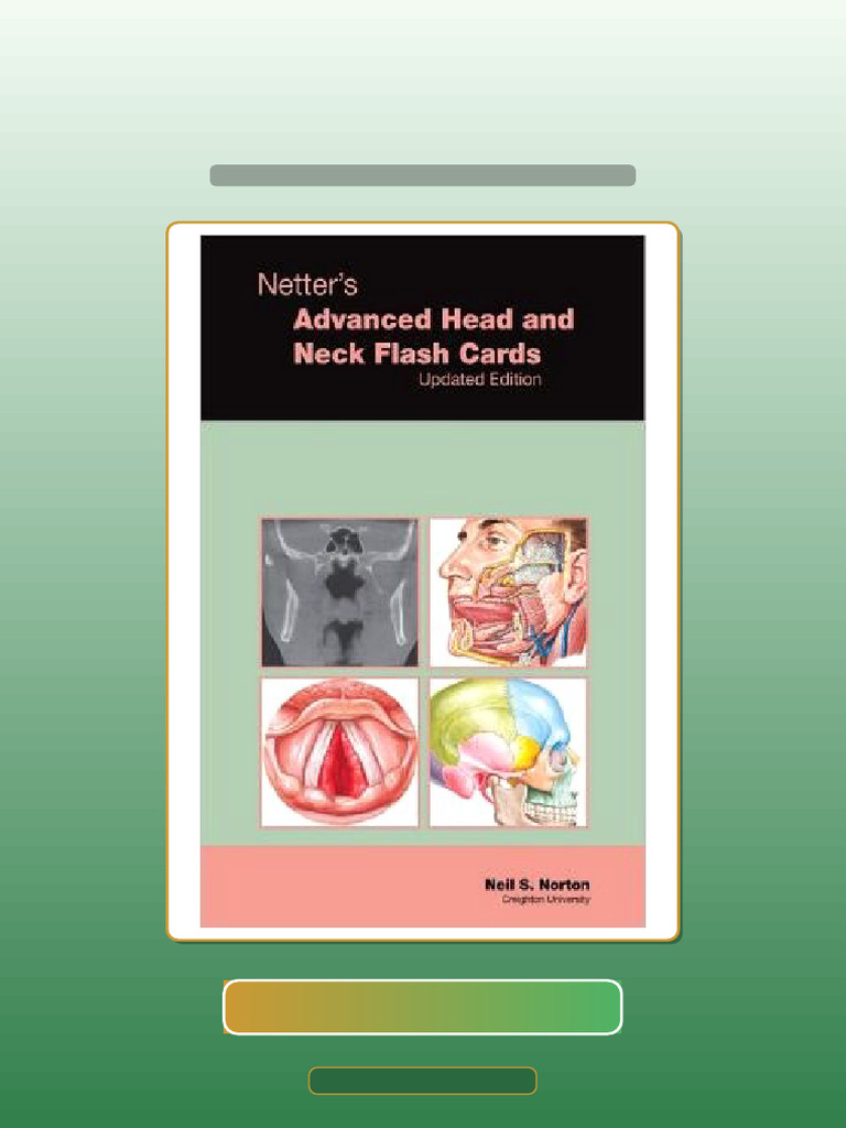 Netters Advanced Head Neck Flash Cards Updated Edition | PDF | Multiple ...