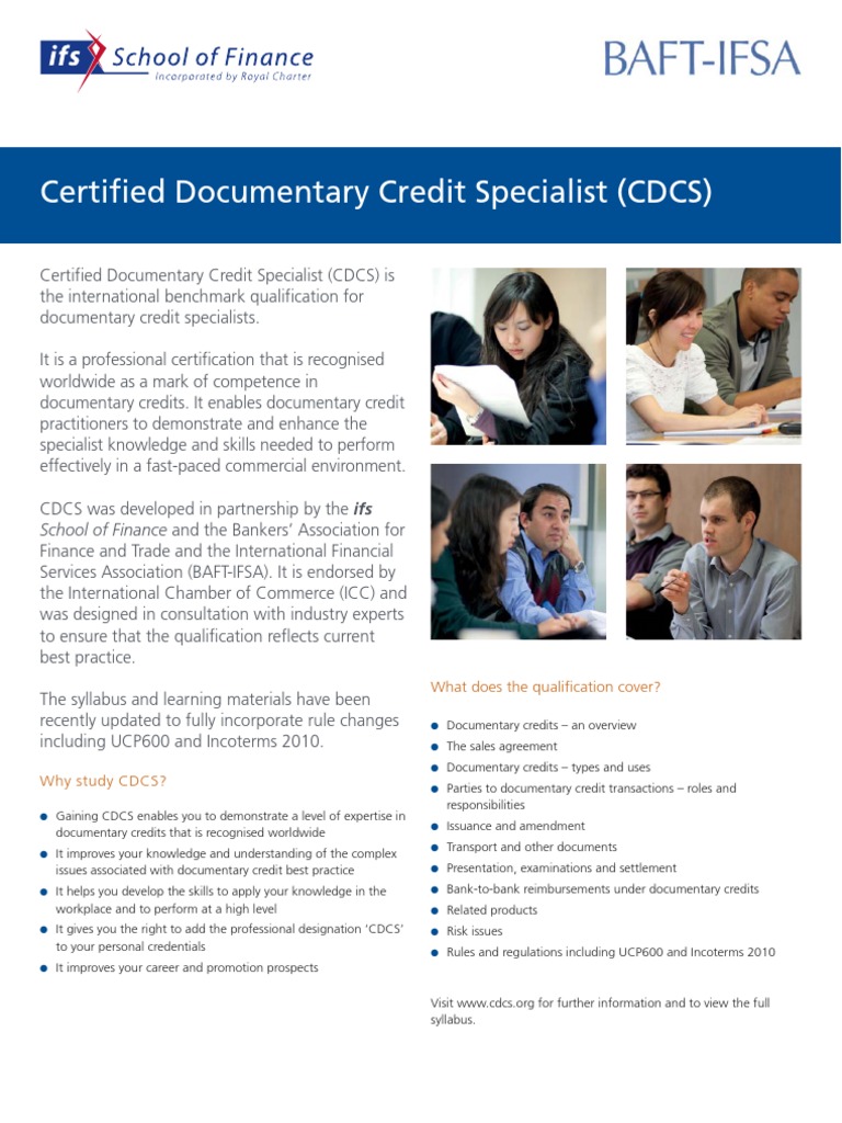 Cdcs Brochure | PDF | Expert | Professional Certification