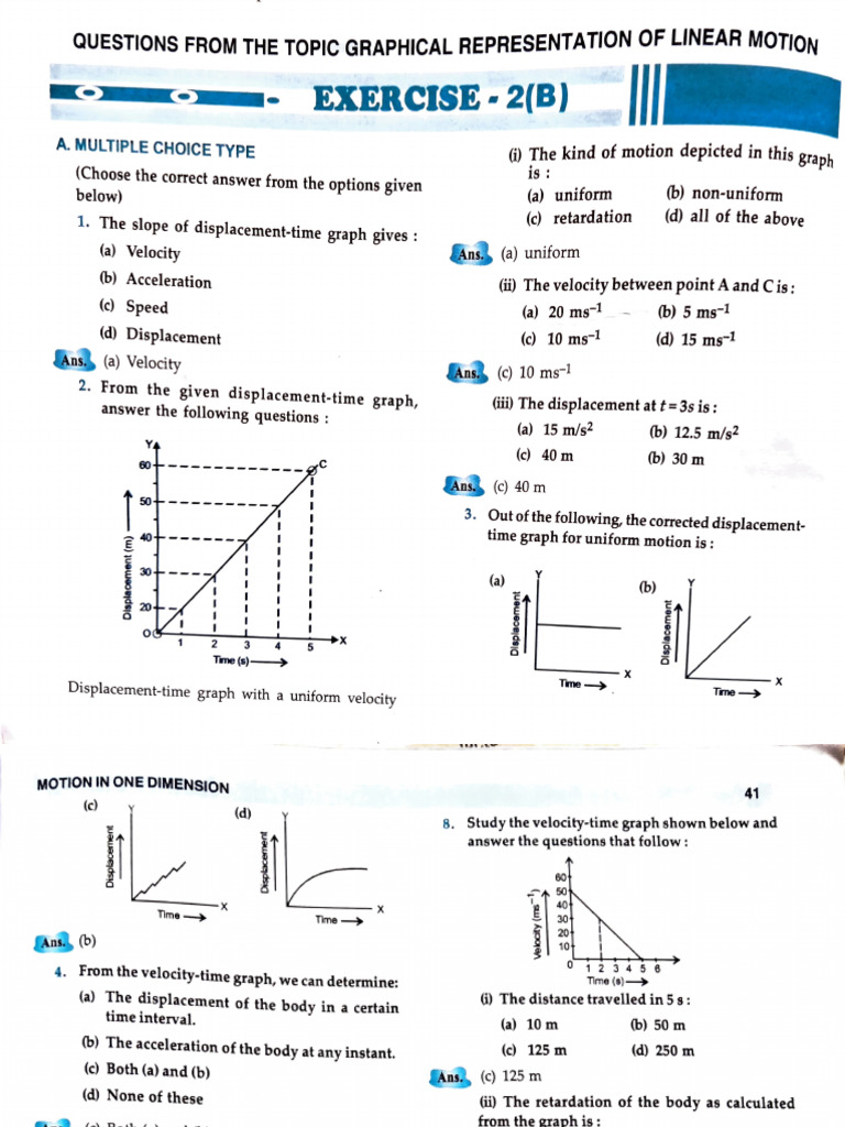 Graphical Representation of Motion | PDF | Acceleration | Velocity