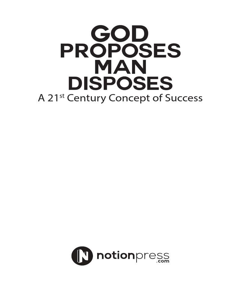 God Proposes Man Disposes E-Book | PDF | Mind | Intelligence