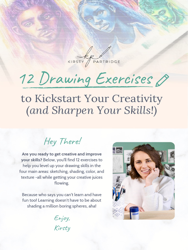 12 Creative Drawing Exercises PDF | PDF | Drawing | Vision