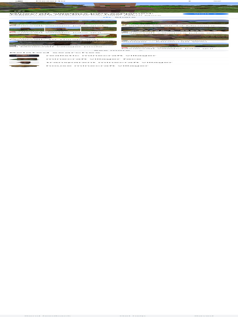 Minecraft Villager - Google Search | PDF