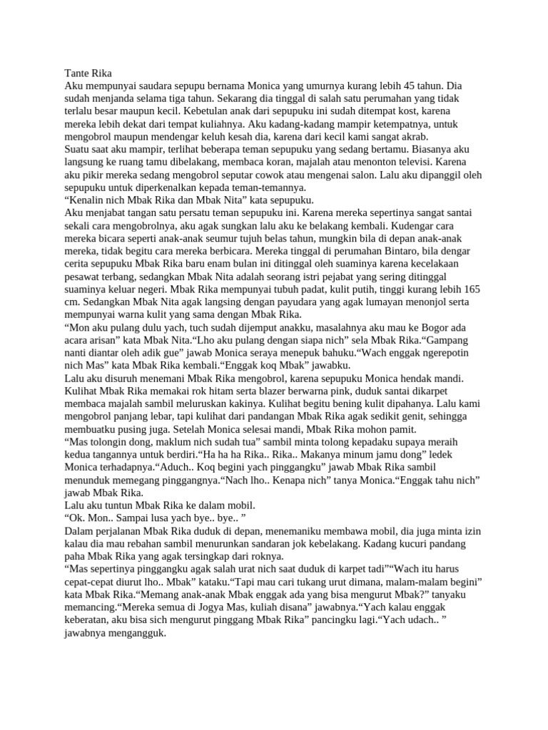 Tante Rika | PDF