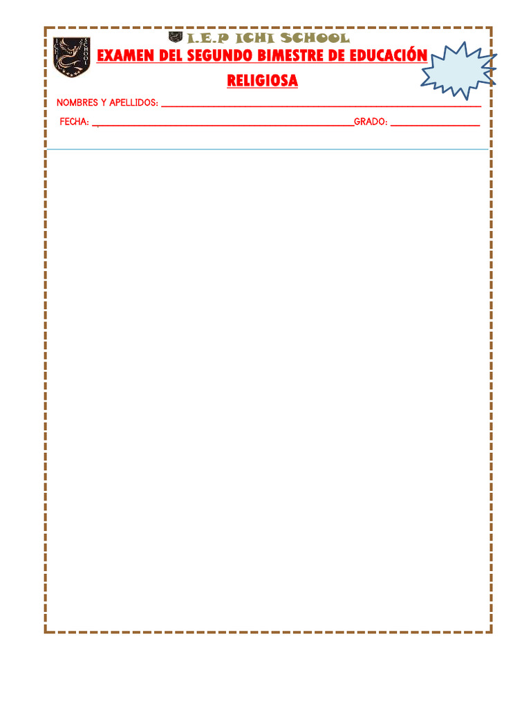 2do Bim 5to Grado Exam | PDF | Rima | Sistema reproductivo