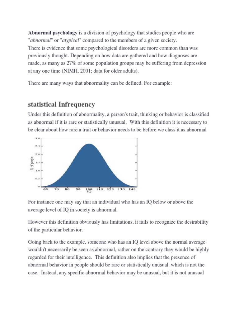 Abnormal vs Normal | Mental Disorder | Mental Health