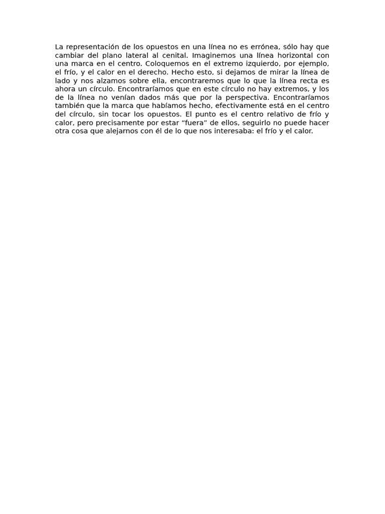 Opuestos - Linea Recta y Circulo | PDF