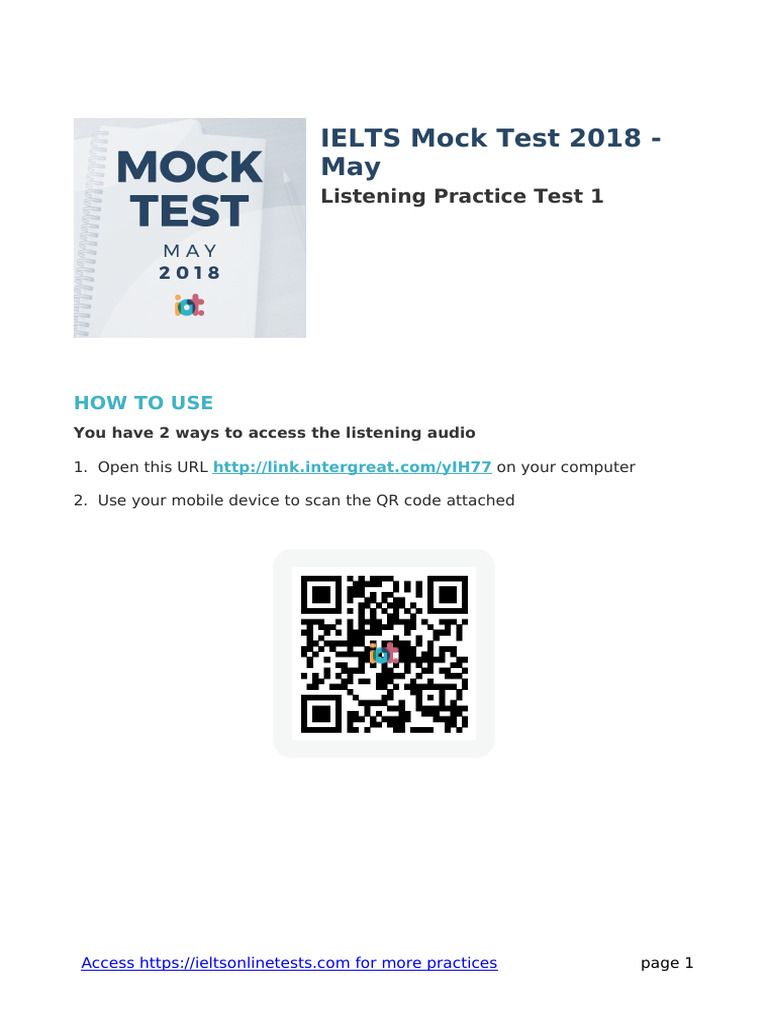 IELTS March 2025 Listening Test 1 | PDF | Libraries