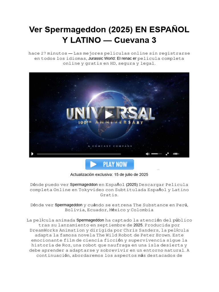 Spermageddon Espanol Es5 | PDF