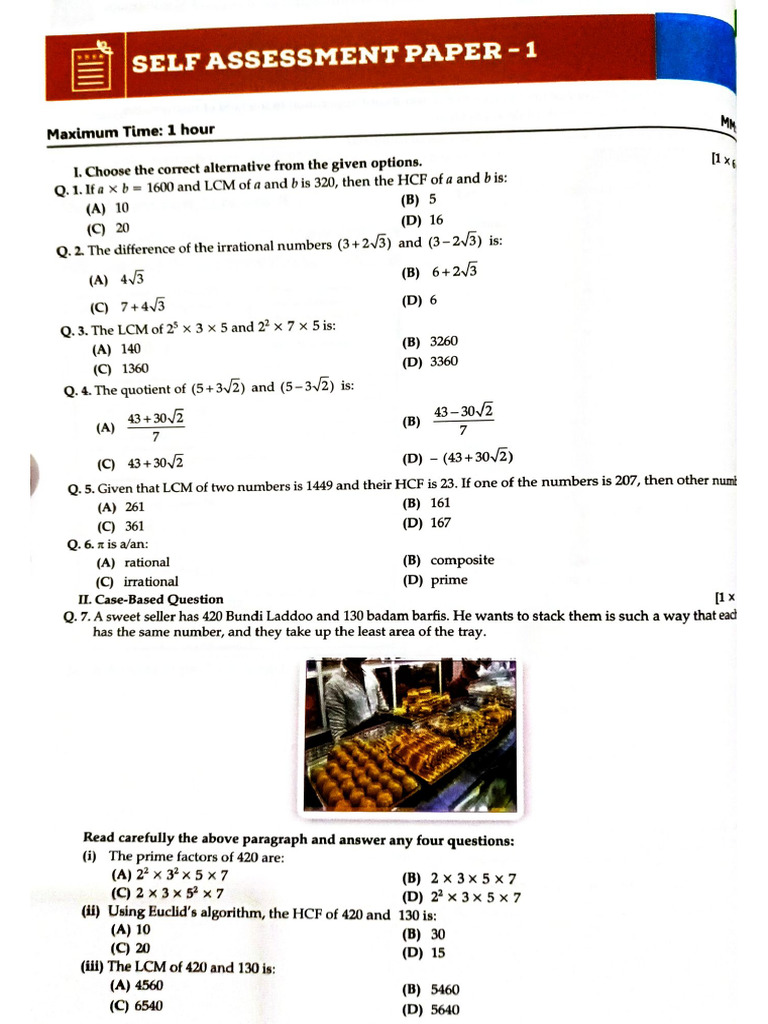 Maths Important Questions Series 1 | PDF
