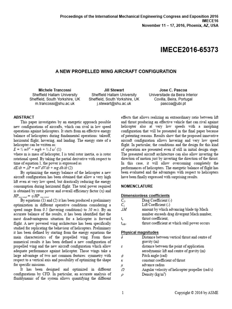 A New Propelled Wing Aircraft Configurat | PDF | Jet Engine | Helicopter