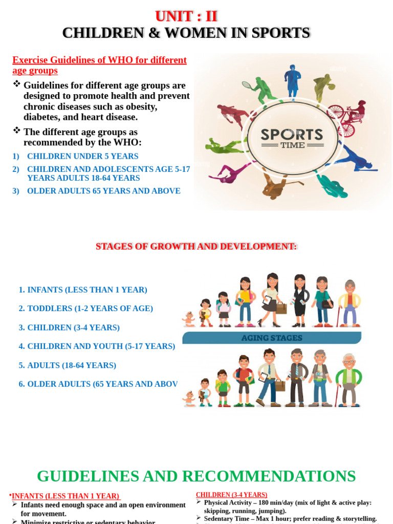 WHO Exercise Guidelines for All Ages | PDF | Vertebral Column ...