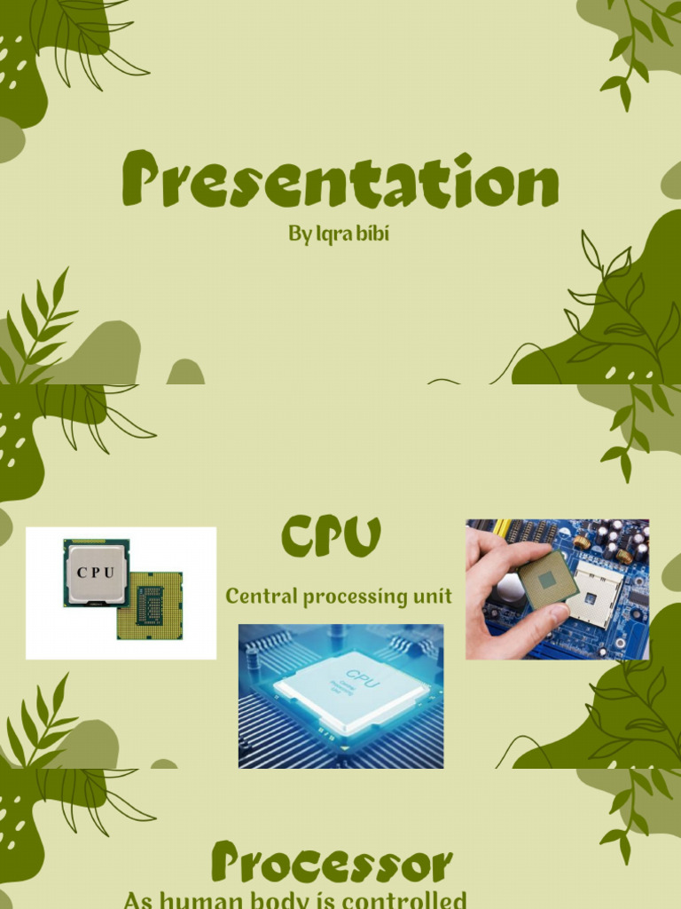 Presentation by Iqra Bibi | PDF