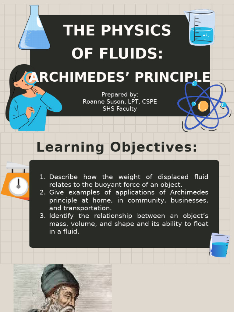 Fluids Archimedes' Principle Gensci Rs | PDF | Buoyancy | Fluid Mechanics