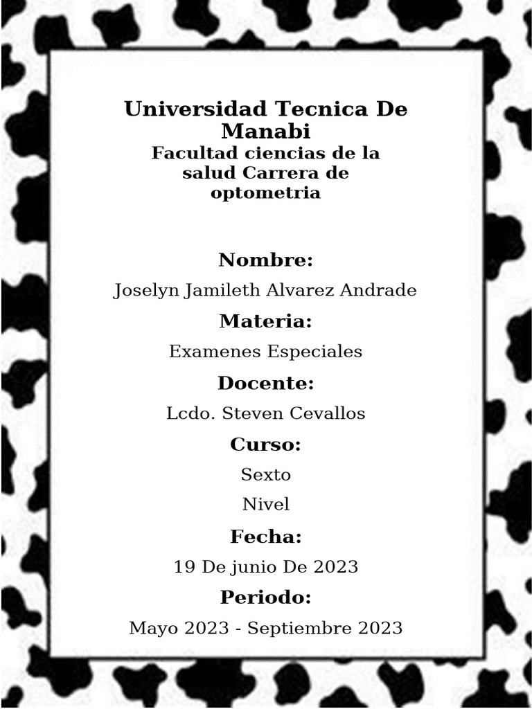 Examen de Microscopia Especular | PDF | Córnea | Catarata