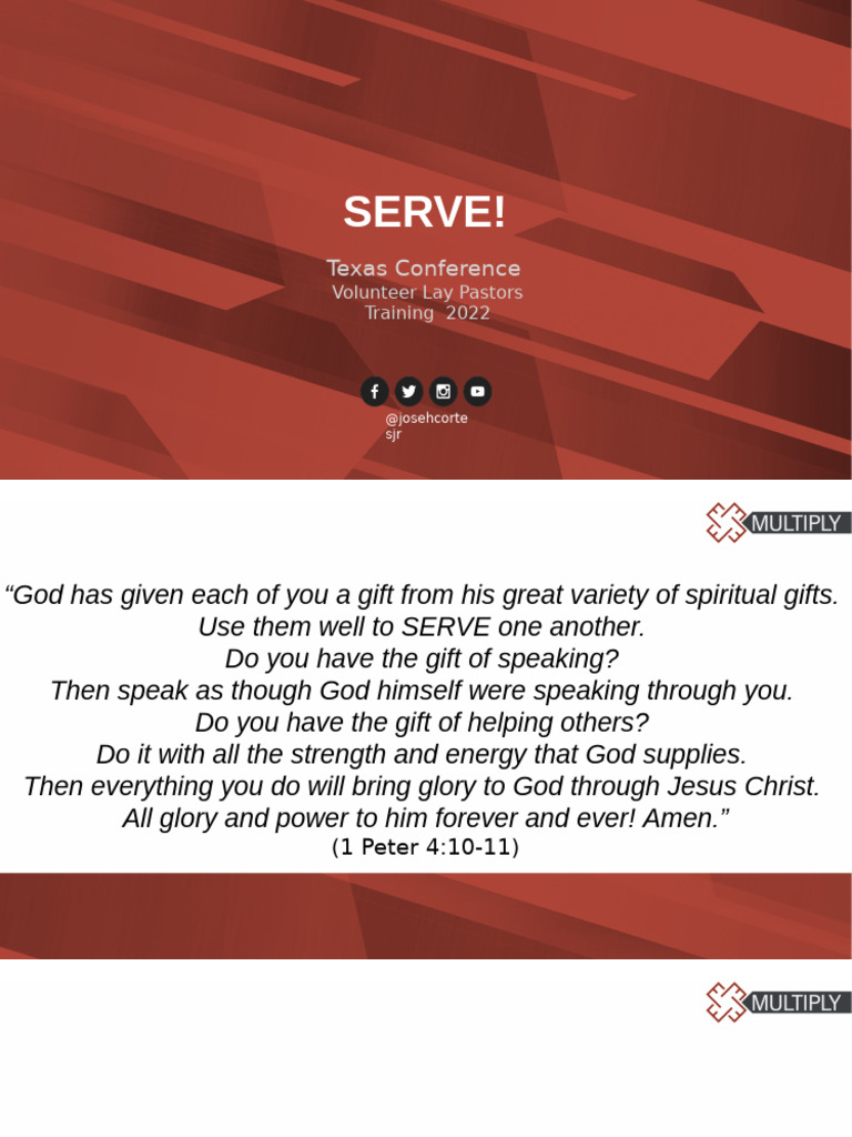 Serve!: Texas Conference | PDF
