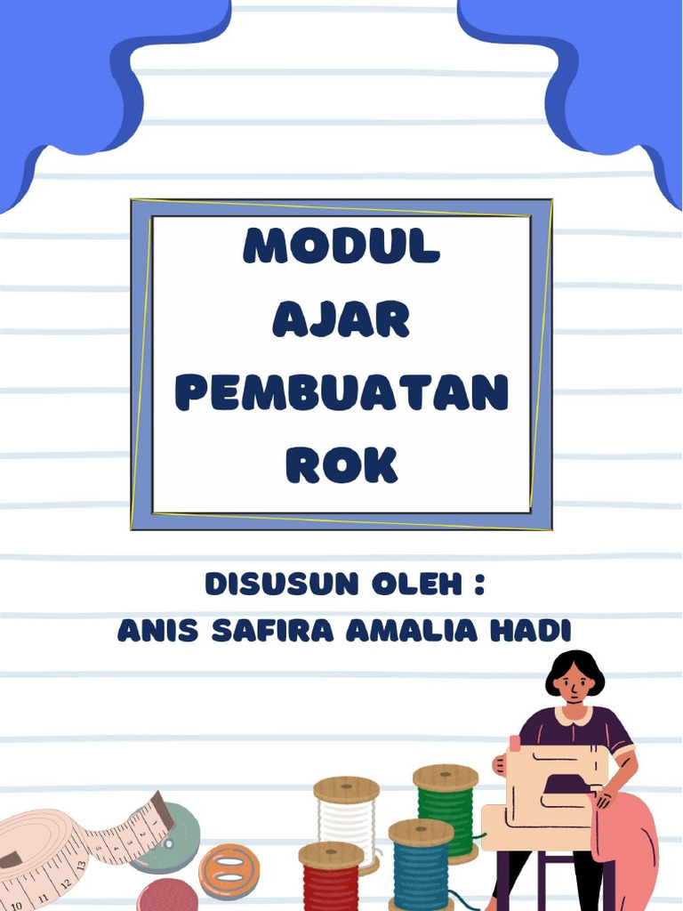 Modul Ajar Membuat Rok | PDF