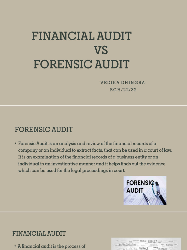 BCH Auditing Presentation | PDF
