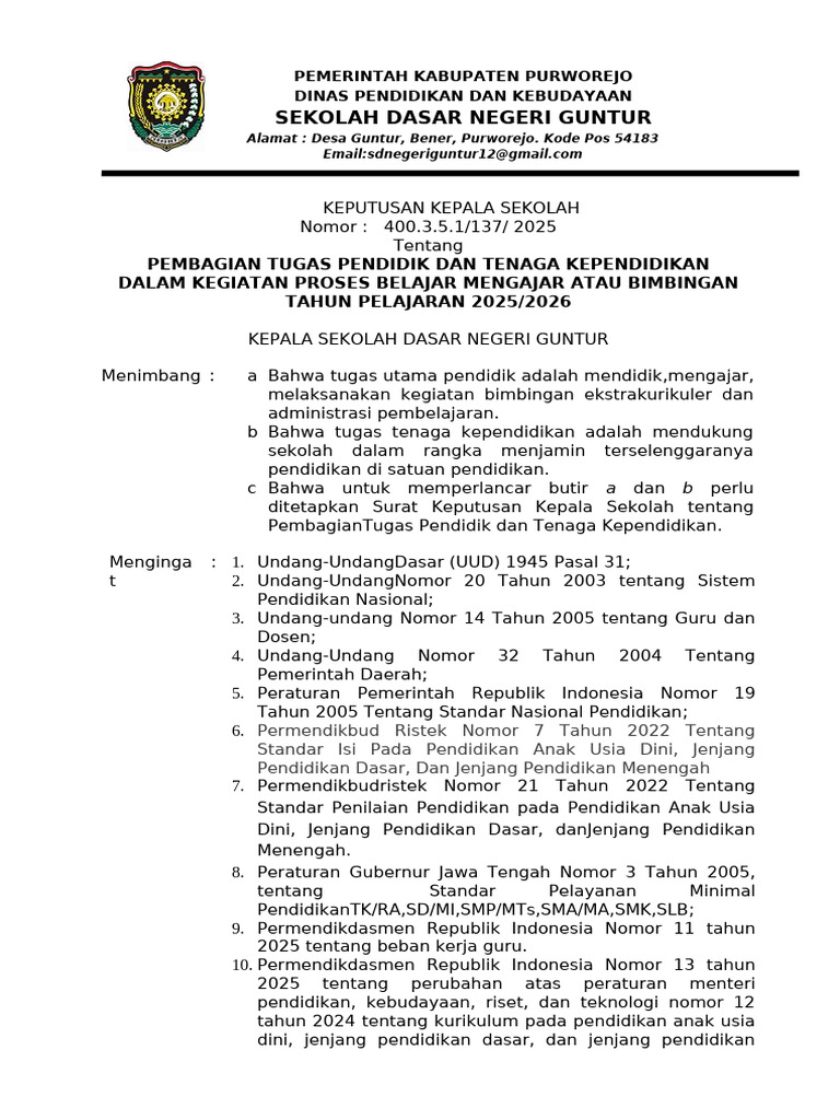 SKPBM 2025-2026 - Depan | PDF