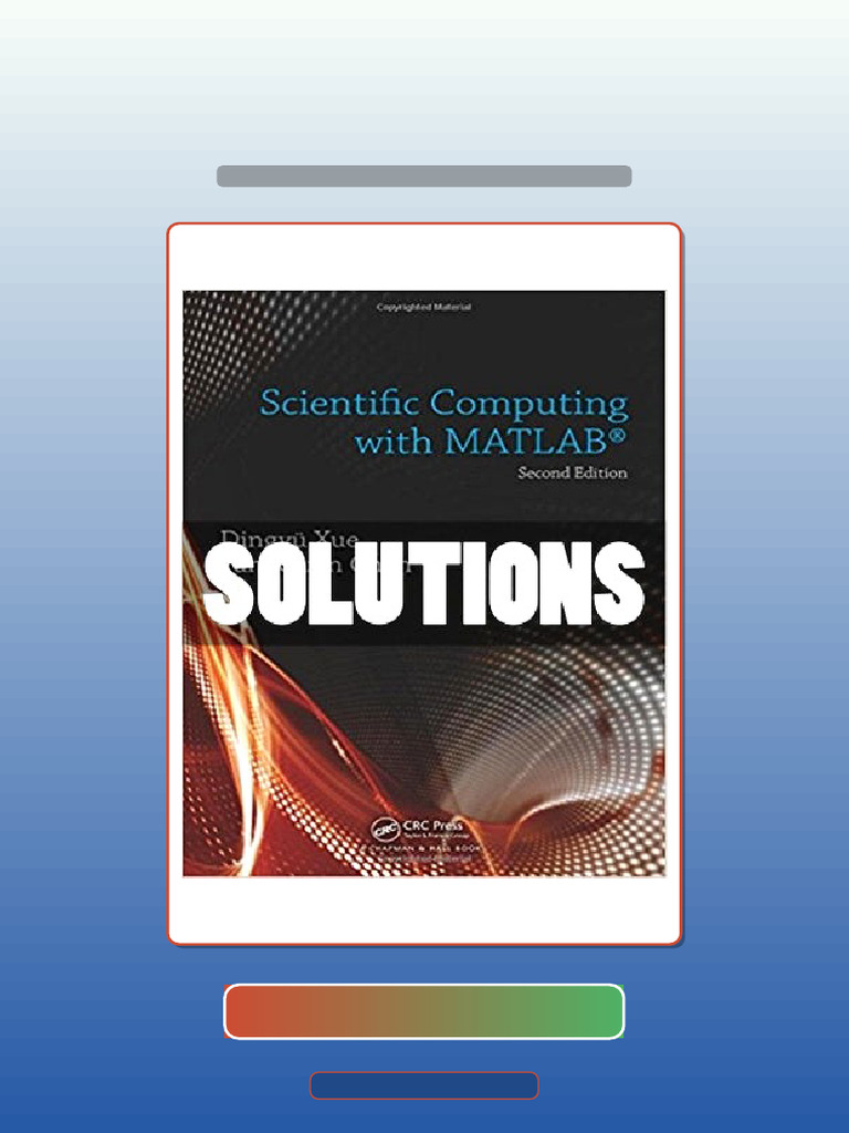 Scientific Computing With MATLAB 2 Ed Xue | PDF | Science | Multiple Choice