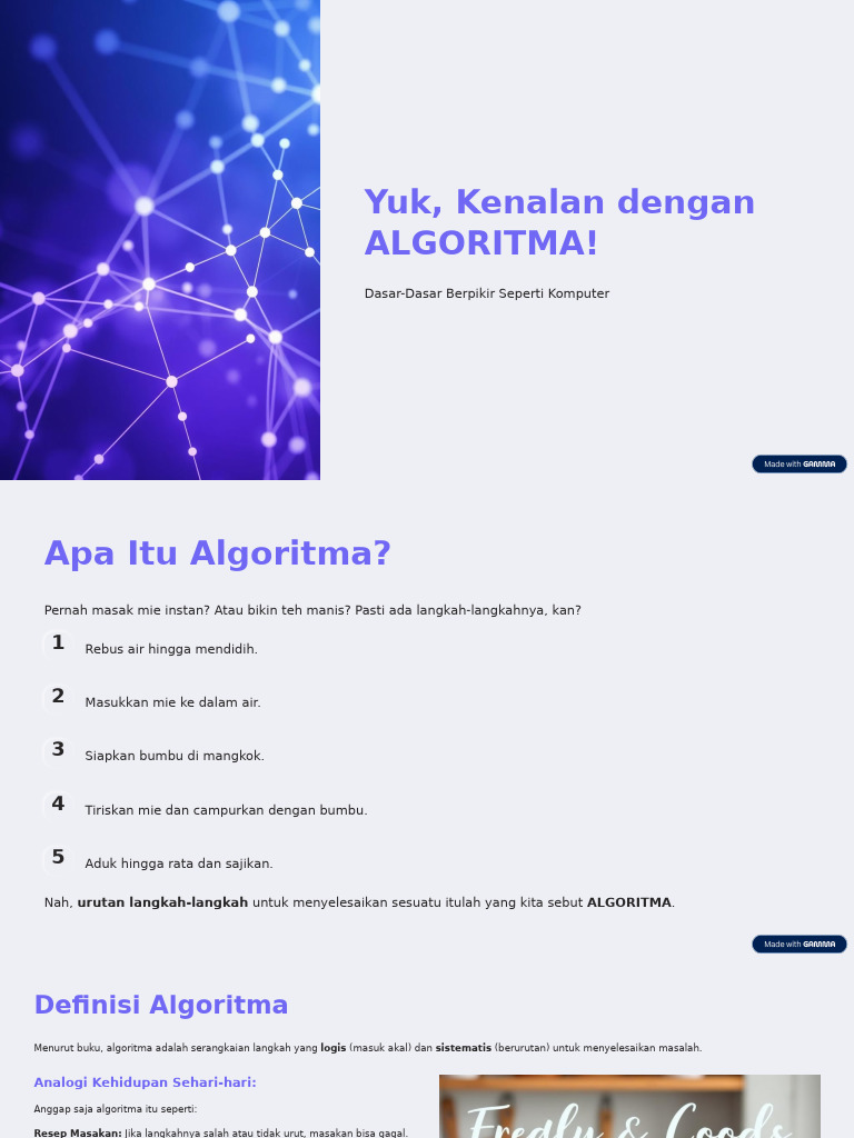 Yuk Kenalan Dengan ALGORITMA | PDF