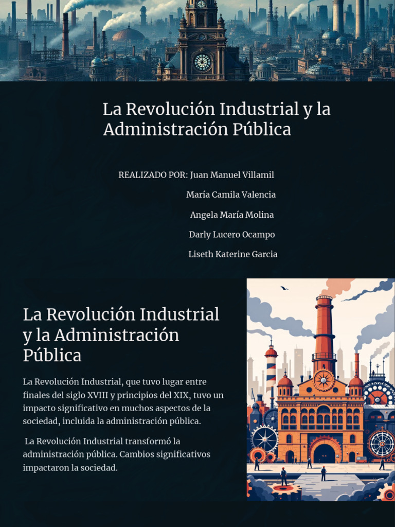 La Revolucion Industrial y La Administracion Publica | PDF | Revolución industrial | Business