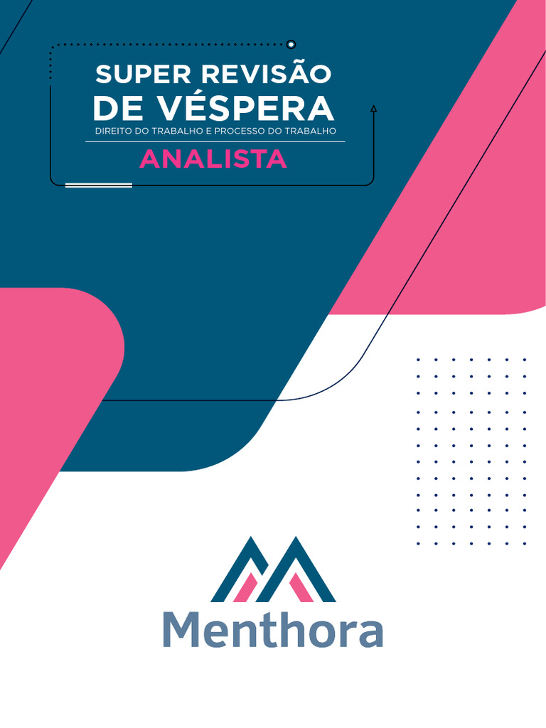 Revisão Véspera: Direito do Trabalho 30 Dias | PDF | Indenização ...