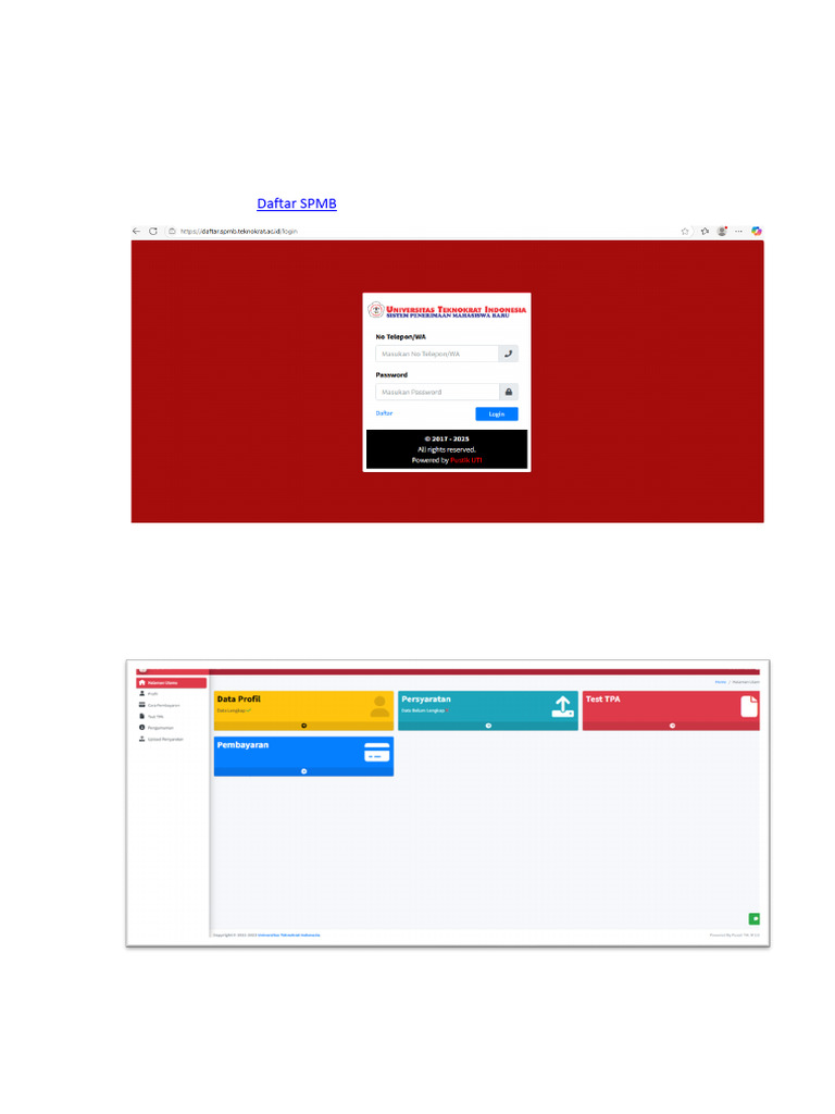 Tata Cara Unggah Berkas Persyaratan Kip Kuliah | PDF