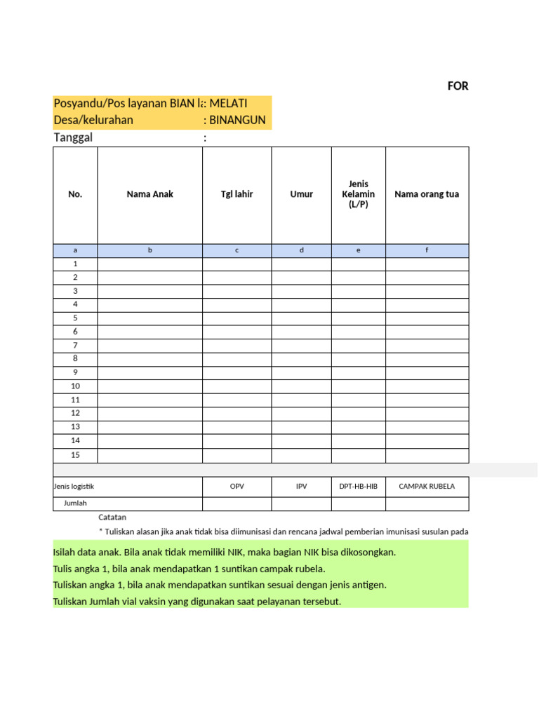 Manual Pencatatan Dan Pelaporan | PDF