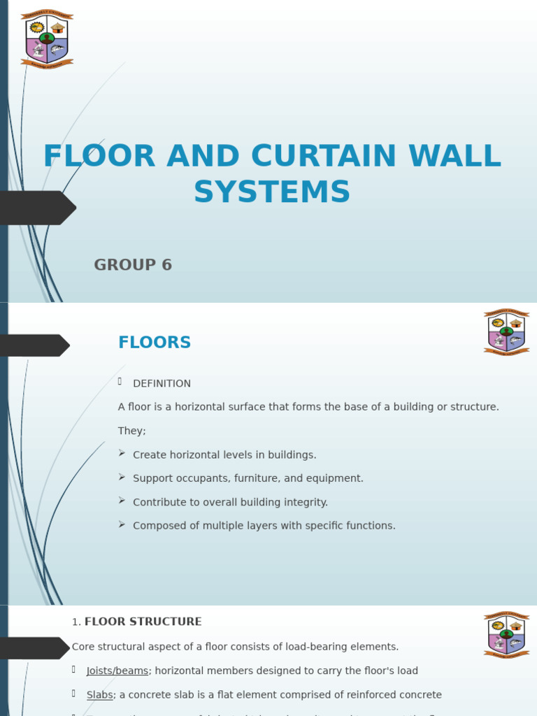 Curtain Wall and Floor System Overview | PDF | Concrete | Roof
