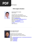 19th Congress Senators of the Philippines | PDF | Philippines | Government