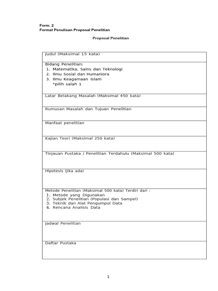 Template Proposal Riset JMC 2024 | PDF