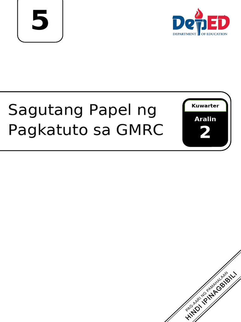 q1 Las GMRC 5 Lesson 2 Week 2 | PDF