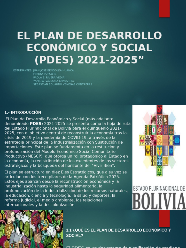 El Plan de Desarrollo Económico y Social ( | PDF | Inflación | Gran ...