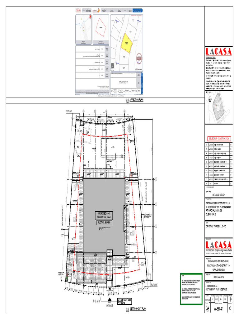 Lac 612 6b A 41 Setting Out Plan & Details A 6b 41 | PDF