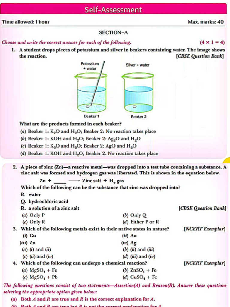 Acid Bases and Salt Test 2 | PDF