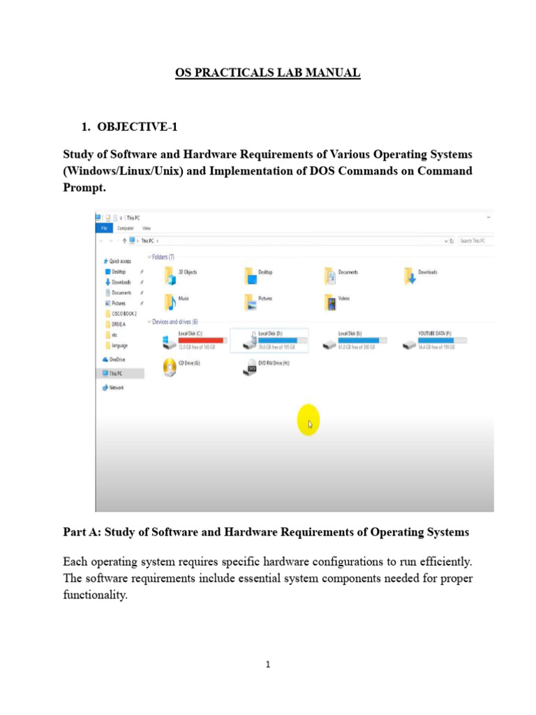 Experiment 1 | PDF | Operating System | Linux