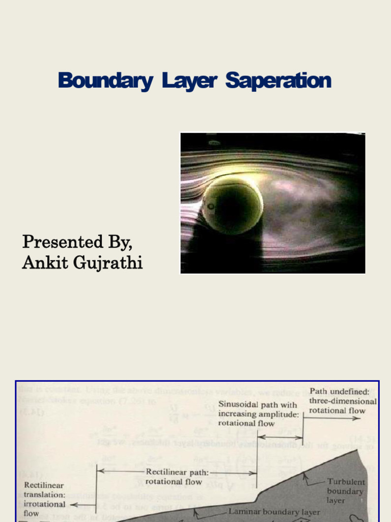 Boundary Layer Separation Explained | PDF