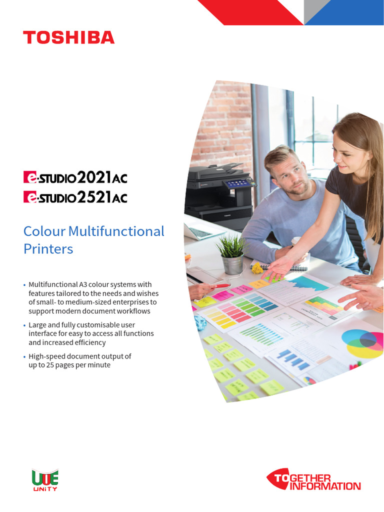 Toshiba e-STUDIO 2021ac/2521ac Overview | PDF | Image Scanner | Fax