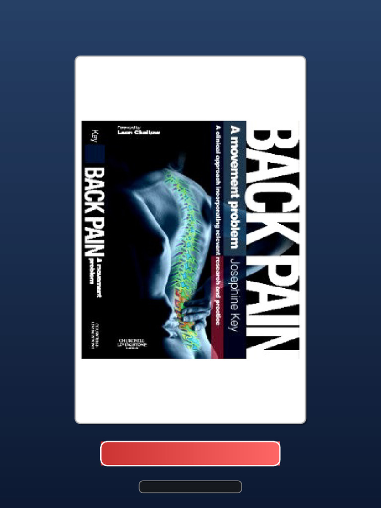 Back Pain A Movement Problem Test Bank Available Instantly | PDF ...