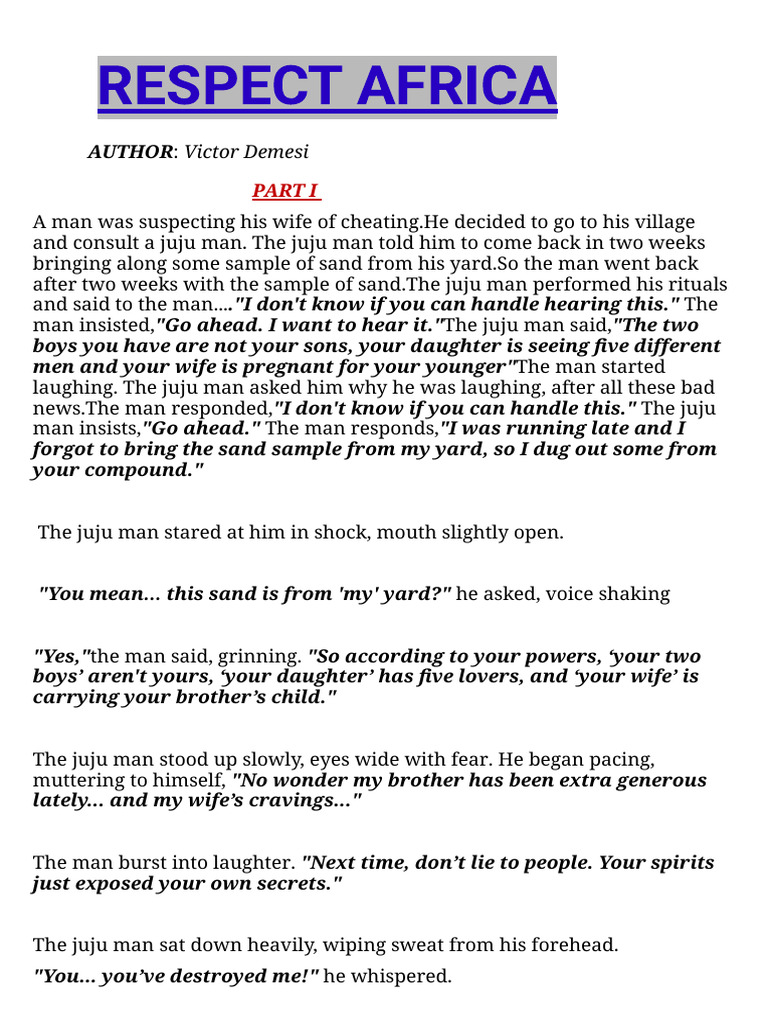 Secrets of the Juju Man Revealed | PDF