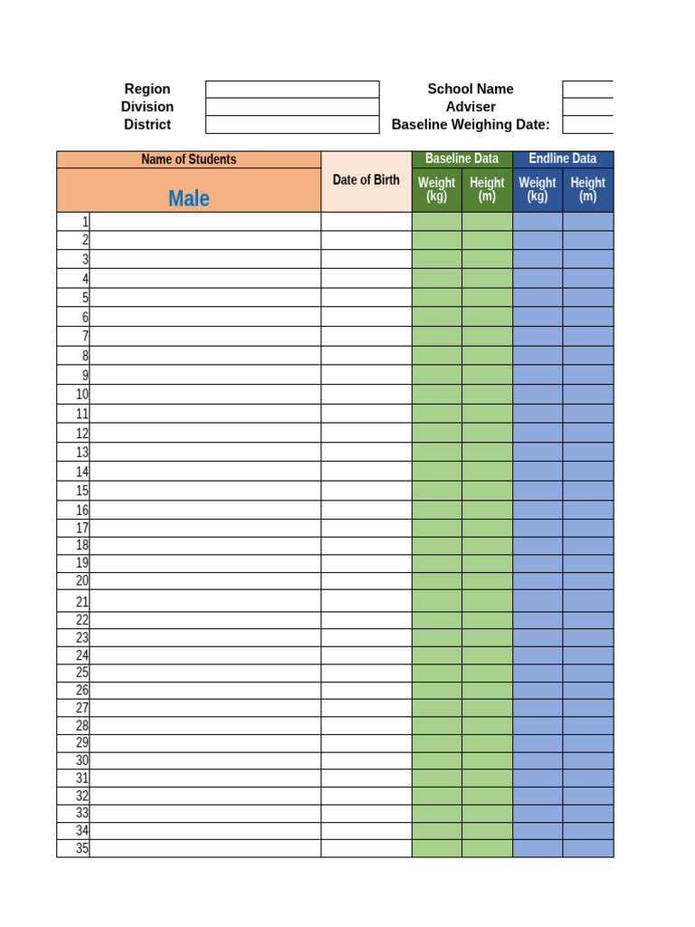 Automated Nutritional Status Record | PDF | Body Mass Index | Physical ...