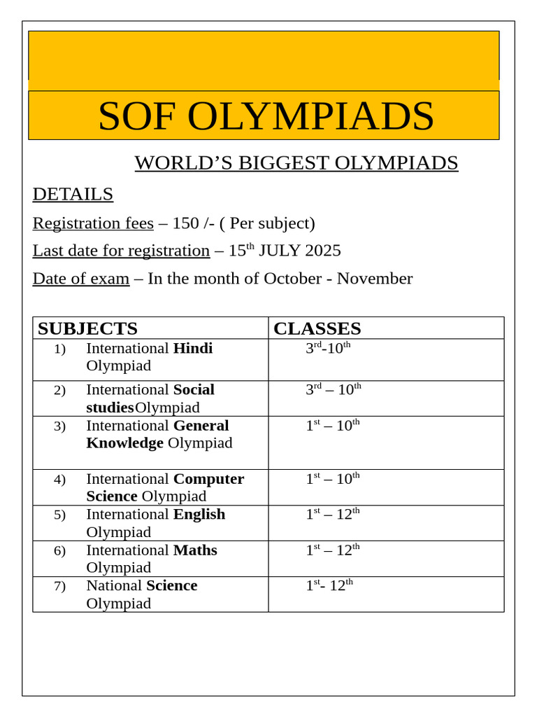 Sof Olympiads 1 | PDF