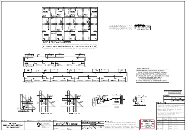 20250203-UG Tank Roof Layout & Details | PDF | Architectural Elements ...
