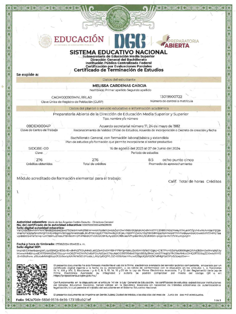 Certificado Prepa Compressed | PDF