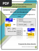 EWM Transaction Codes Overview | PDF | Warehouse | Logistics