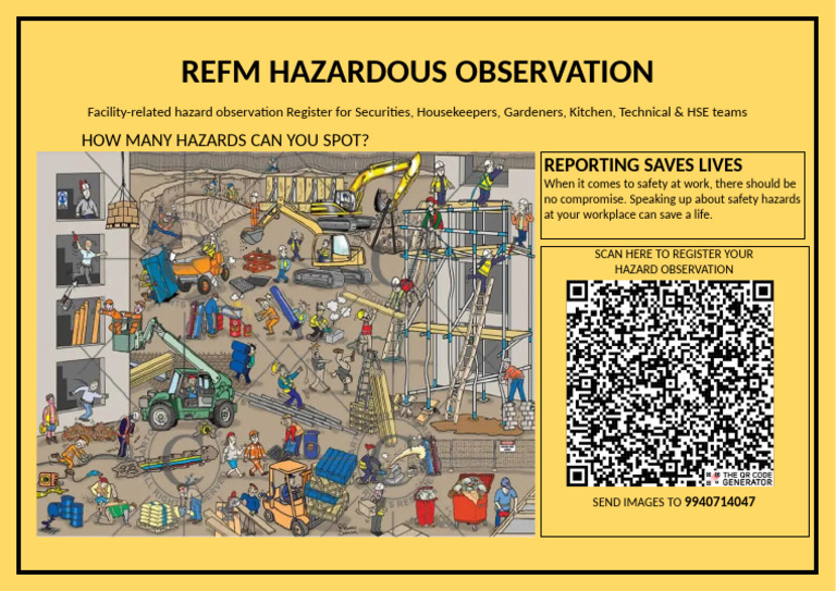 Hazard Observation Reporting Guide | PDF