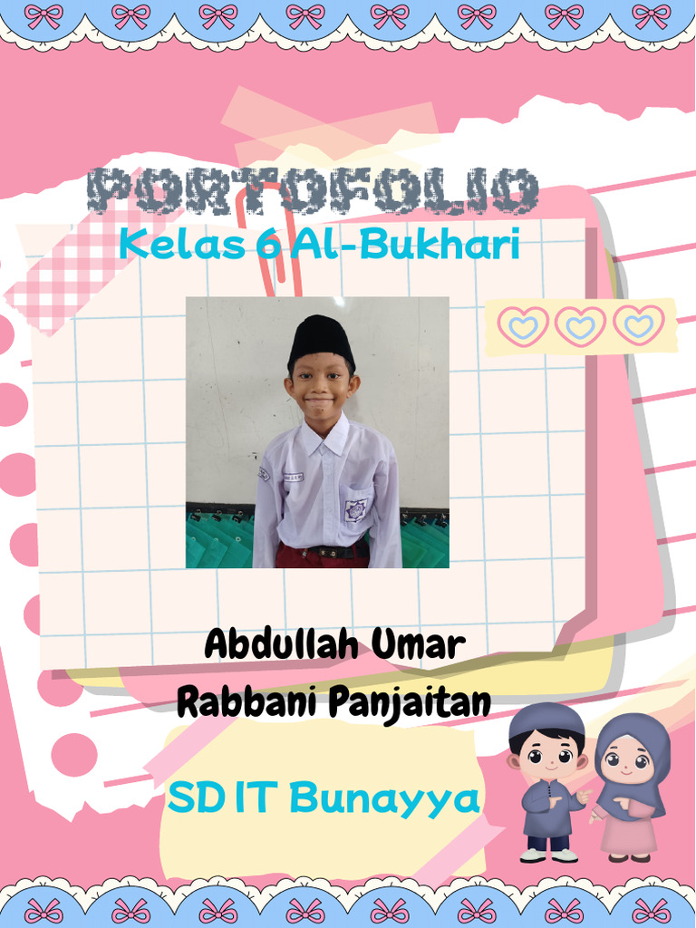 Cover Portofolio Siswa | PDF